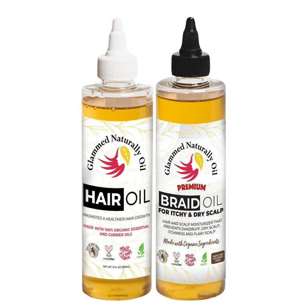 Hair & Braid Oil Bundle - Healthy Hair Care Duo
