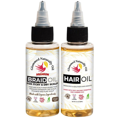 Hair & Braid Oil Bundle - Healthy Hair Care Duo