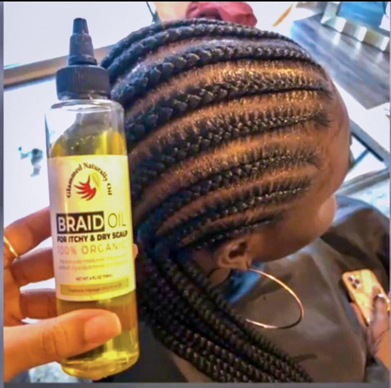 Braid Oil & Jojoba Oil | Itchy Scalp Bundle | Glammed Naturally Oil